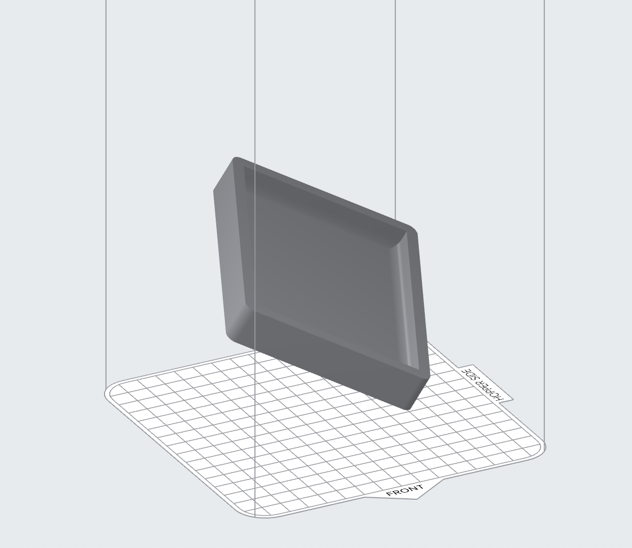 Model orientation best practices for SLS printing