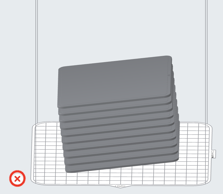Model orientation best practices for SLS printing
