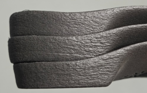 Poor finish (orange peel) on vertical surfaces (SLS)