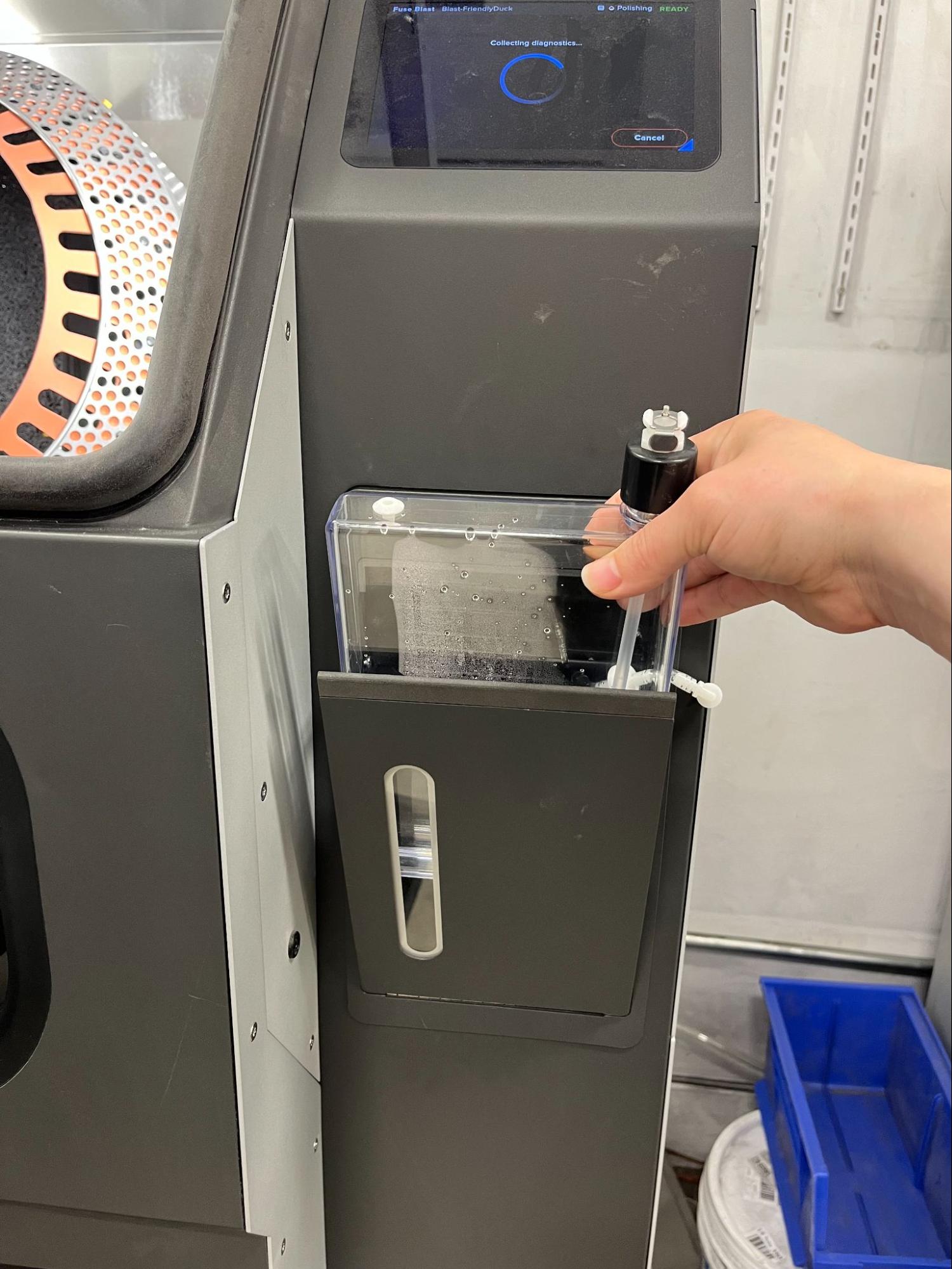 Installing the Polishing System (Fuse Blast)