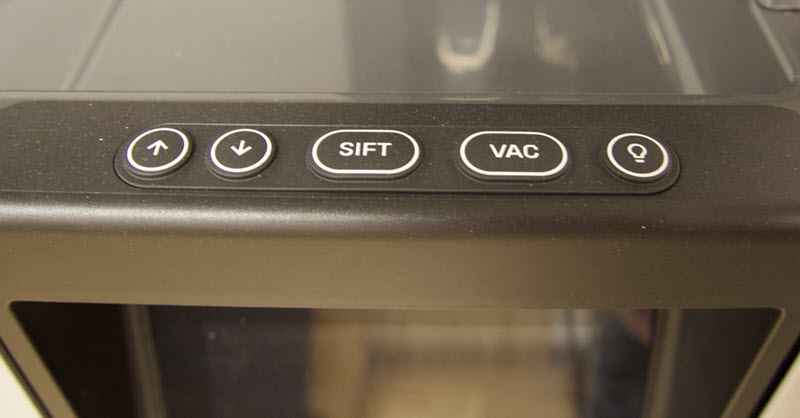 Cleaning the Fuse Sift's sifter mesh