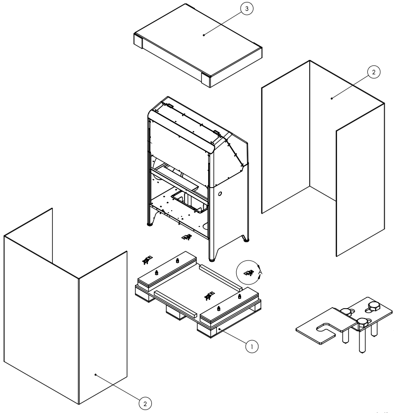 Packaging and transporting the Fuse Sift