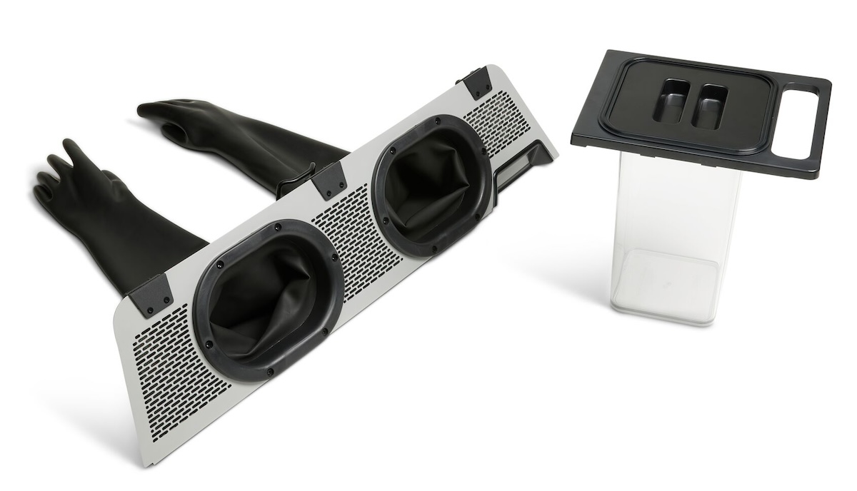 Using the Fuse Sift Glovebox and Parts Carrier