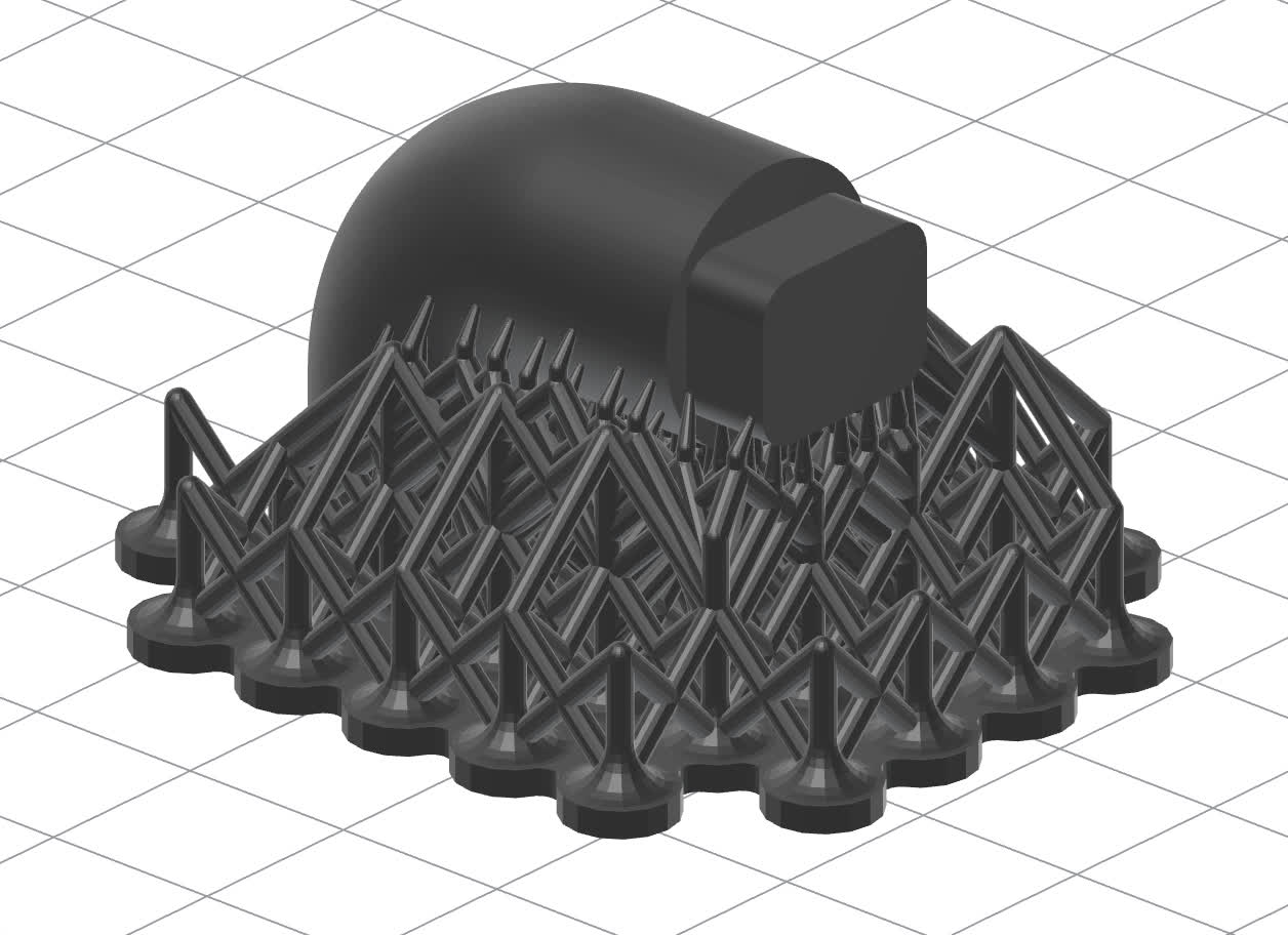 Design guidelines and custom supports for Silicone 40A Resin