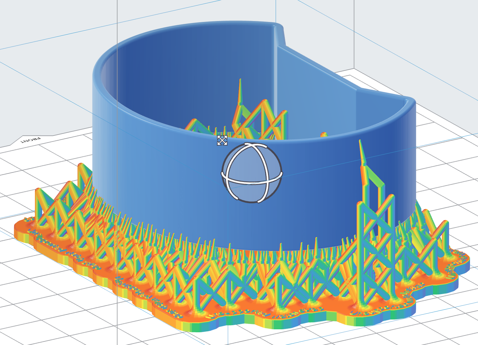 Design guidelines and tearaway supports for Silicone 40A Resin
