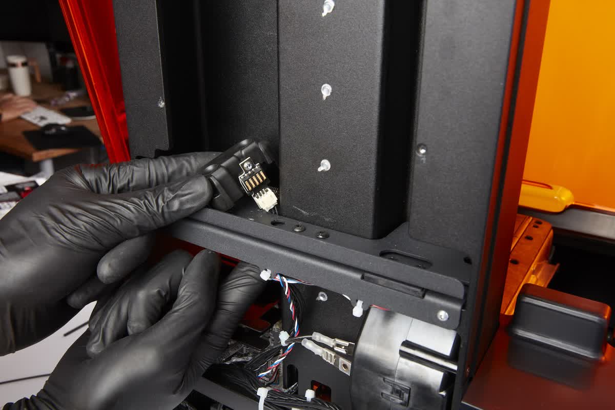 Replacing the Form 3 cartridge spring fingers