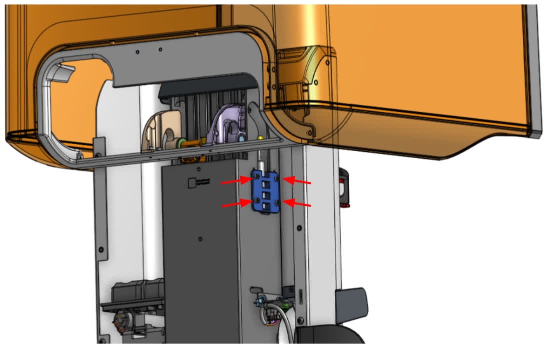Replacing the Form 4 cover damper