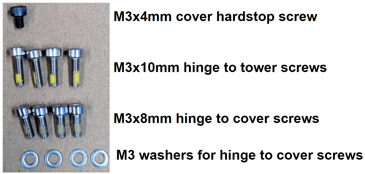 Replacing the Form 4 cover hinges