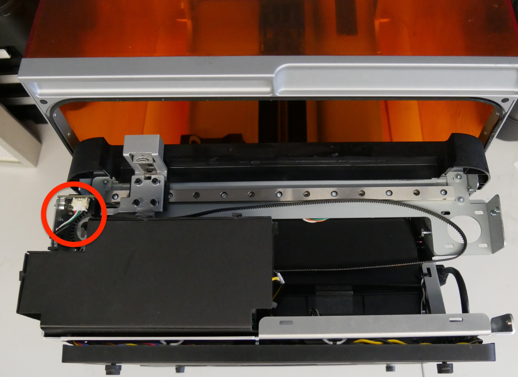 Replacing the Form 4 mixer drive assembly
