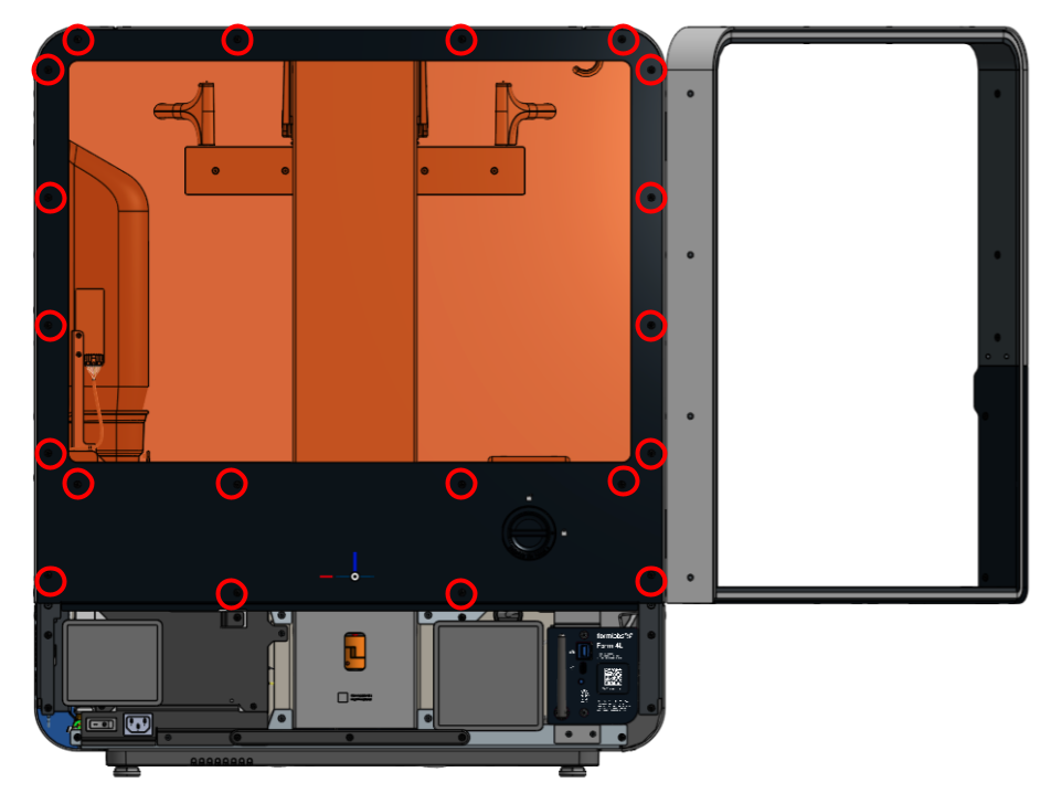 Replacing the Form 4L resin tank RFID board