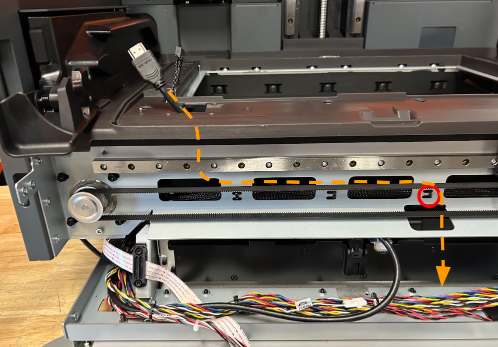 Replacing the Form 4L HDMI cable