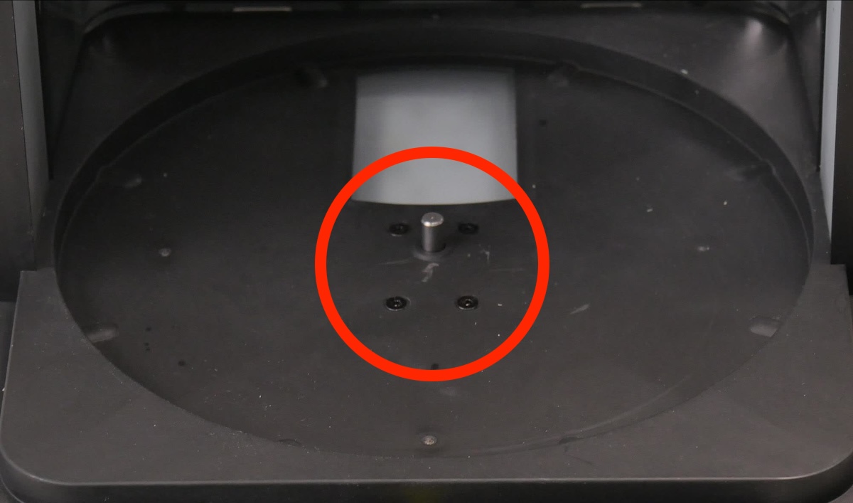 Replacing the Form Cure (1st Generation) turntable motor