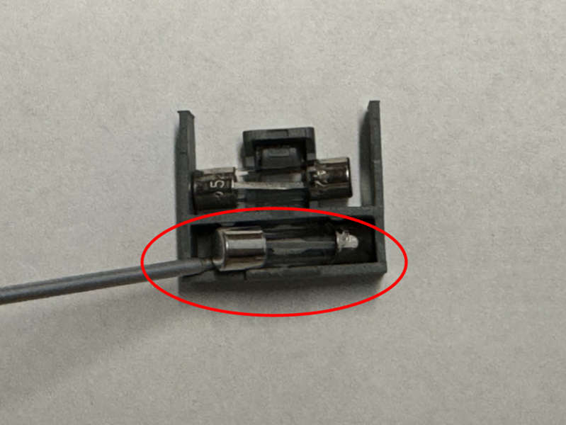 Replacing the Form Cure (2nd Generation) fuse