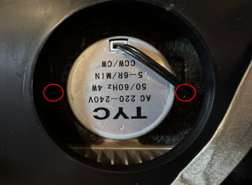 Replacing the Form Cure (2nd Generation) turntable motor