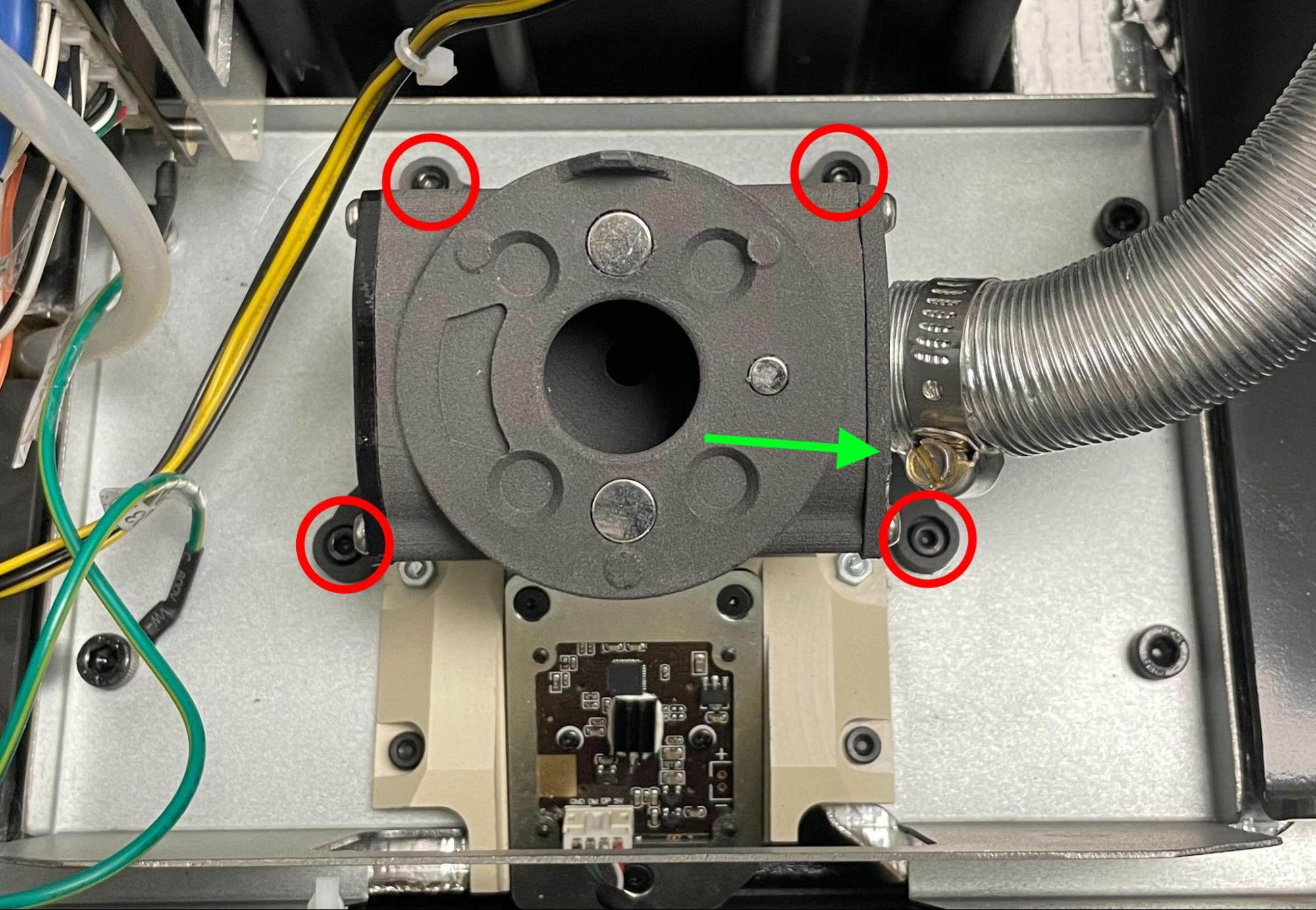 Replacing the Fuse 1 IR sensor flow body