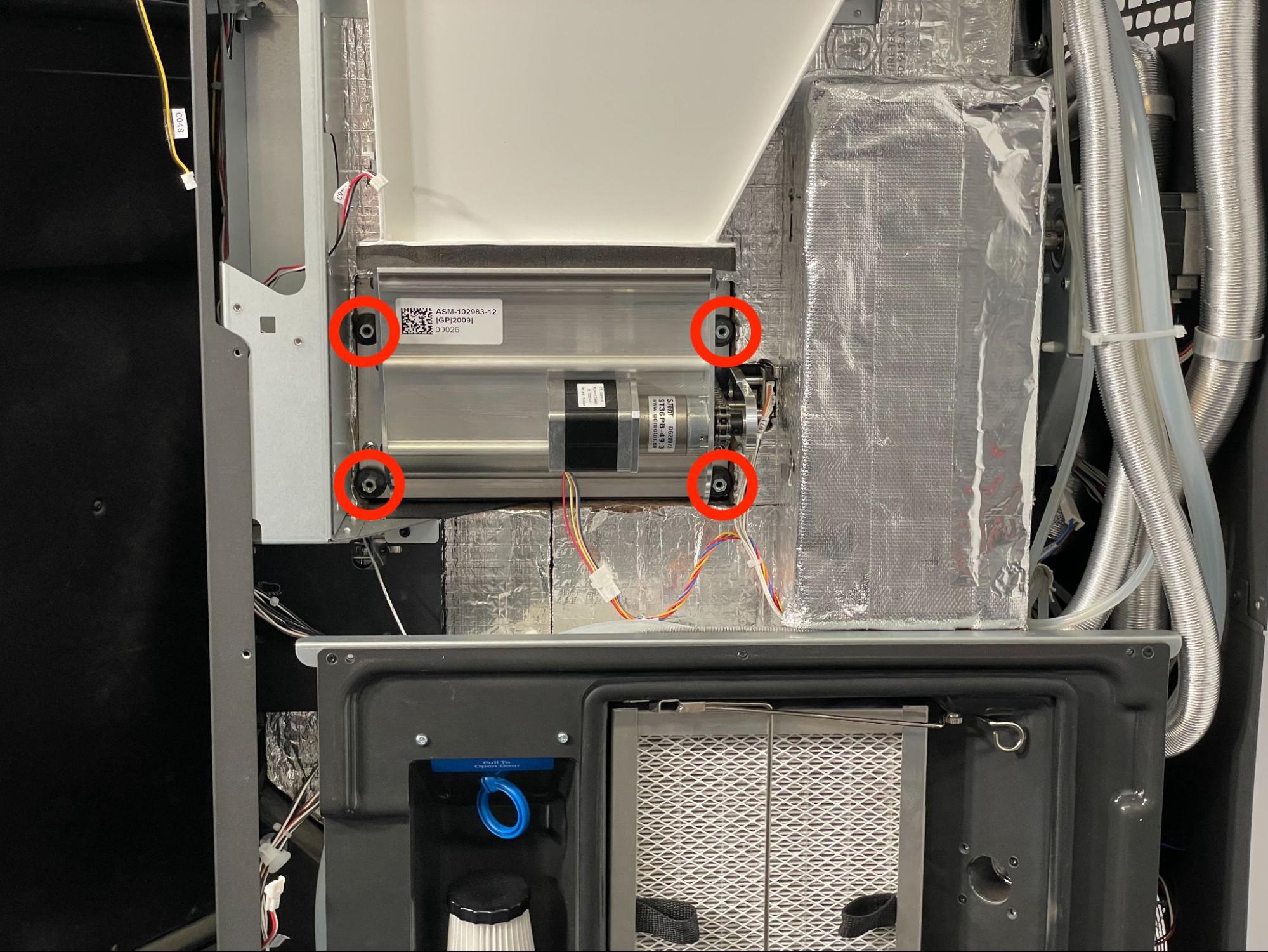 Replacing the Fuse 1 doser assembly
