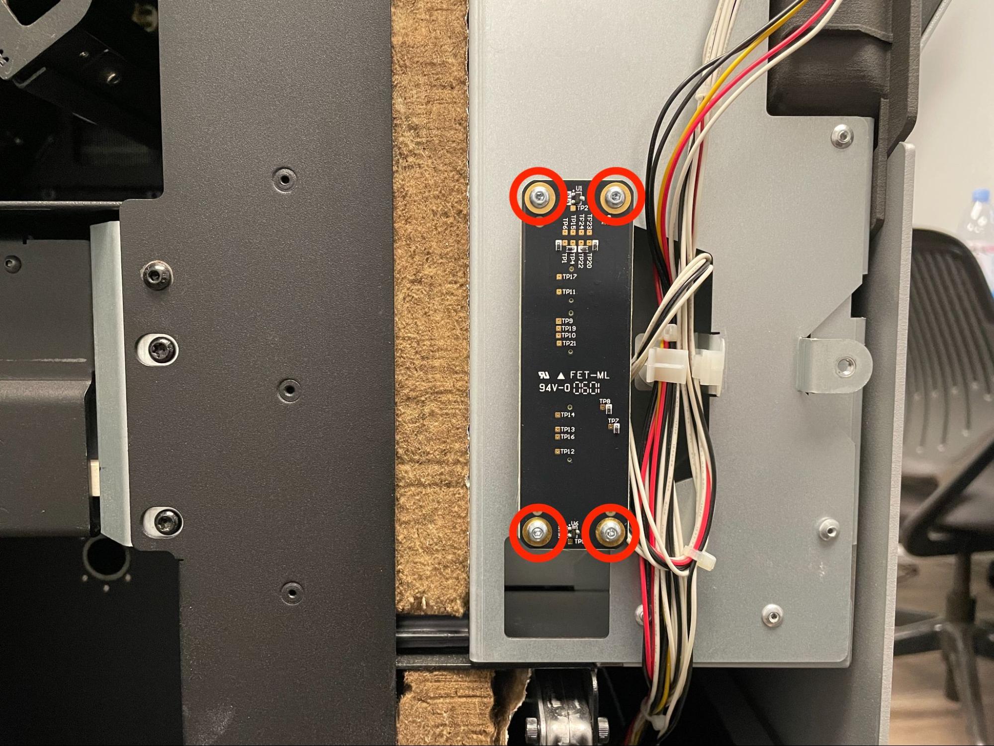 Replacing the Fuse 1 generation interlock board