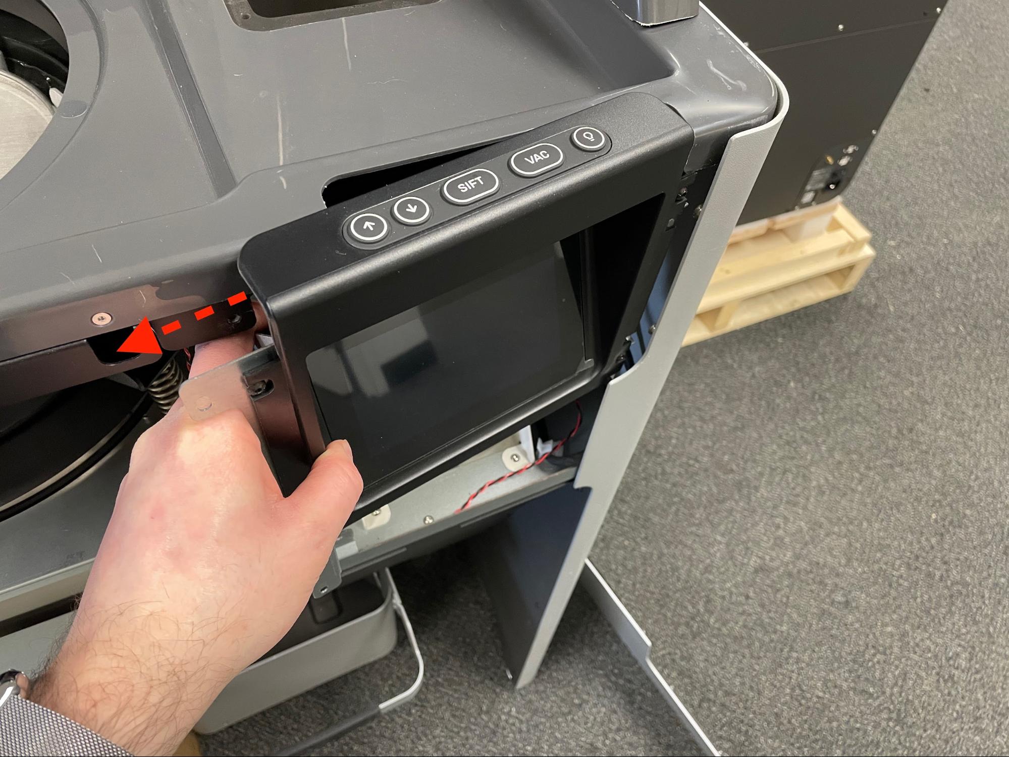 Replacing the Fuse Sift display assembly and display cable