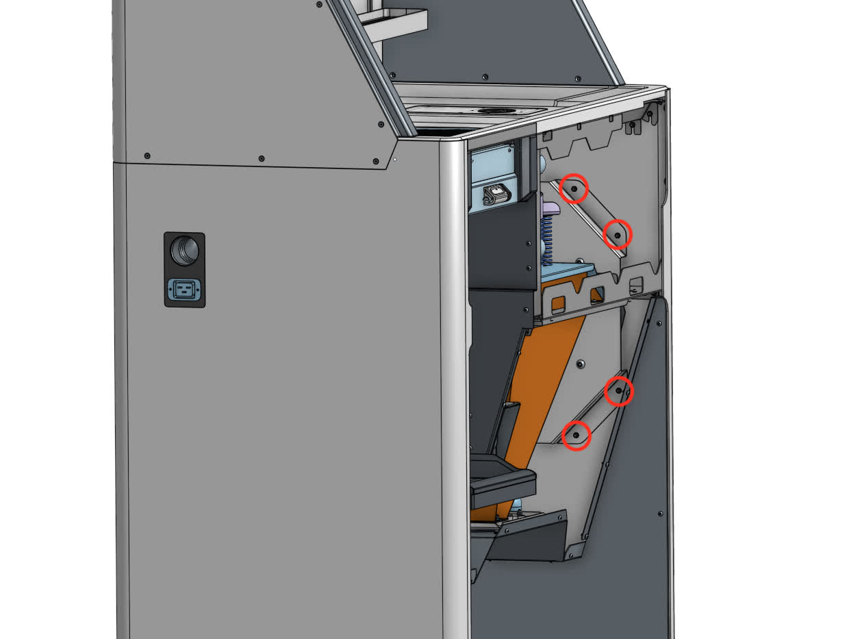 Replacing the Fuse Sift mixer assembly