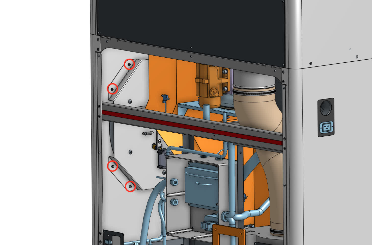 Replacing the Fuse Sift mixer assembly