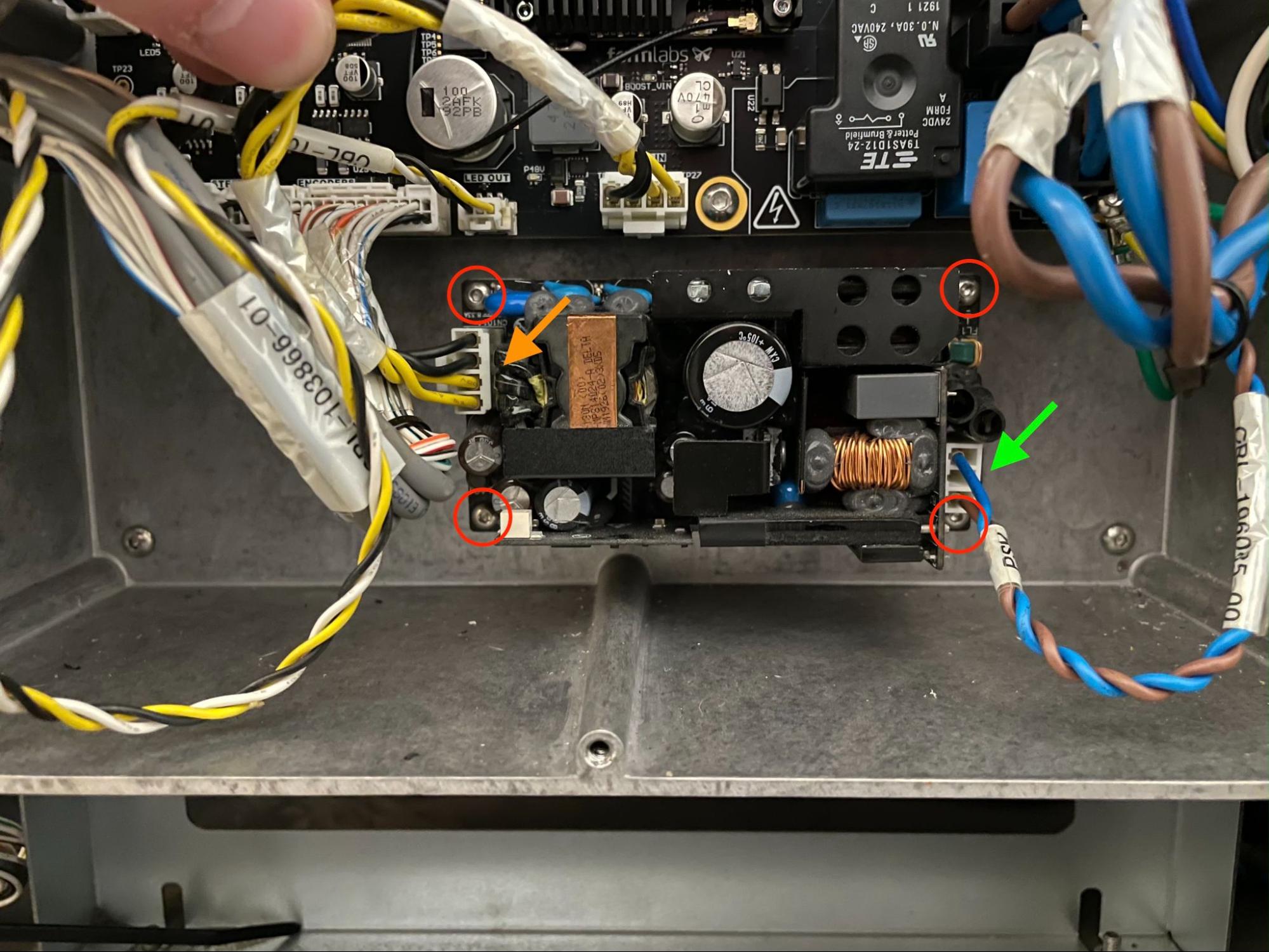 Replacing the Fuse Sift power supply