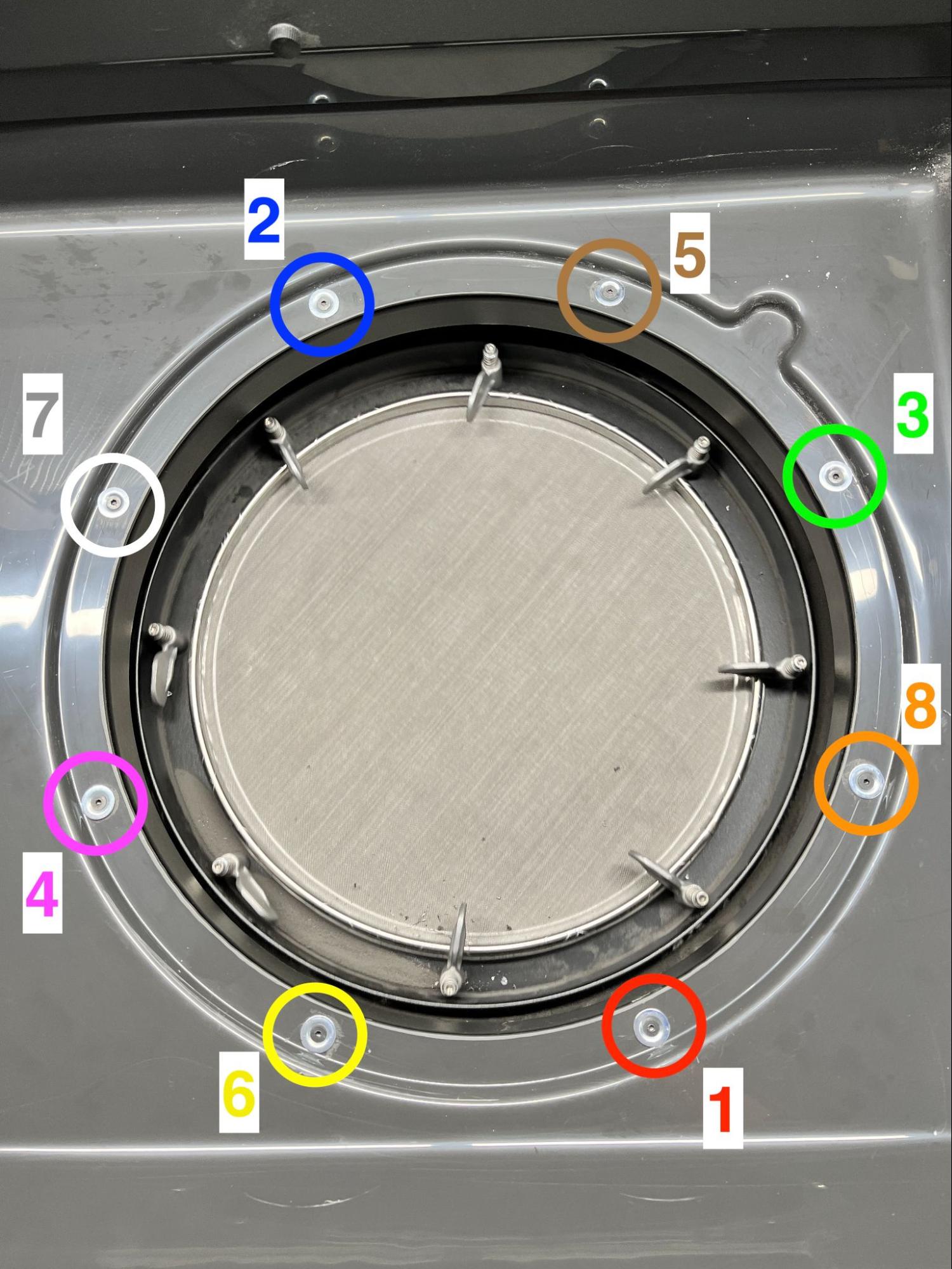 Replacing the Fuse Sift sifter flange