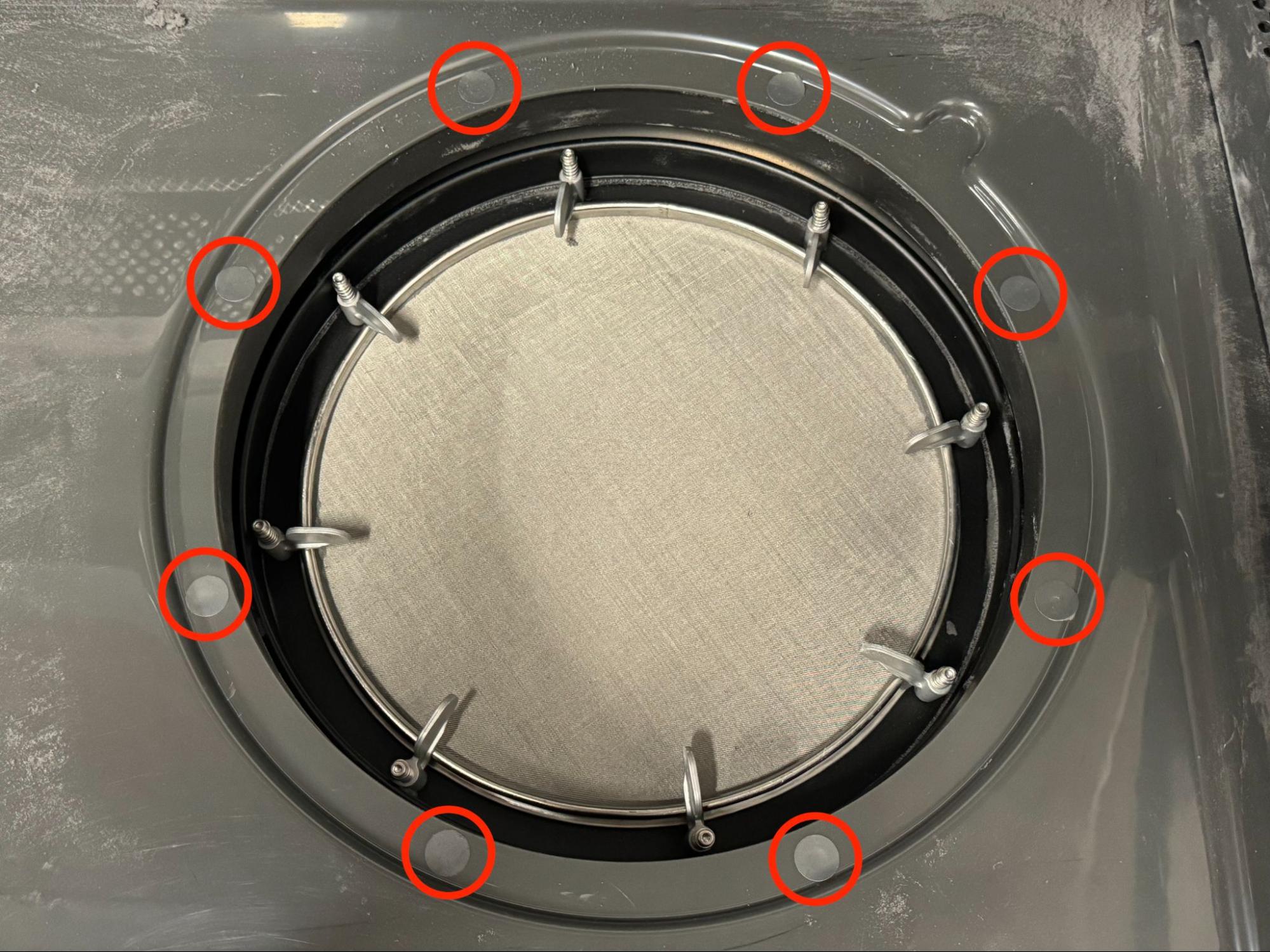 Replacing the Fuse Sift sifter flange