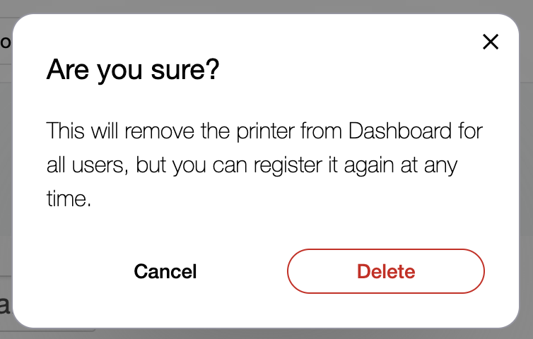 Managing a Printer Group with Dashboard