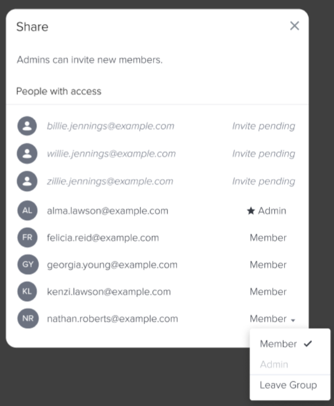 Managing a Printer Group with Dashboard
