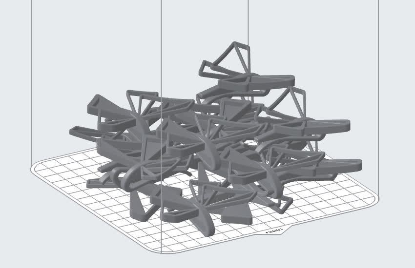 Color coding models in PreForm