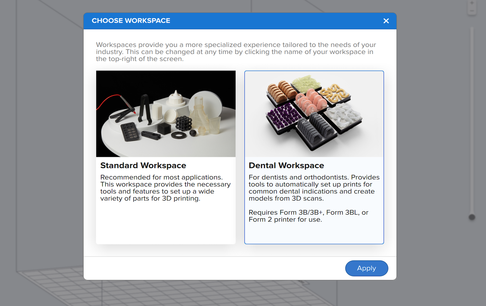 Preparing dental scans for printing with PreForm Dental Workspace (Form ...