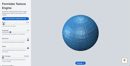 Using the Formlabs Texture Engine