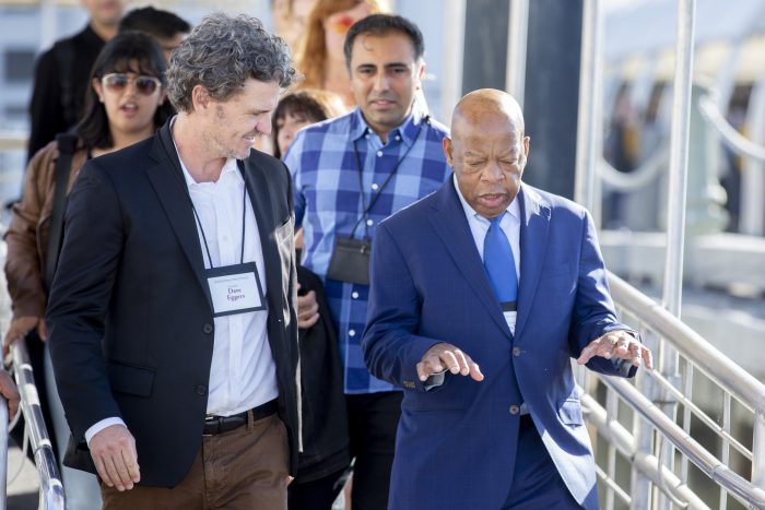 Civil rights hero U.S. Rep. John Lewis inspires youths from around the ...