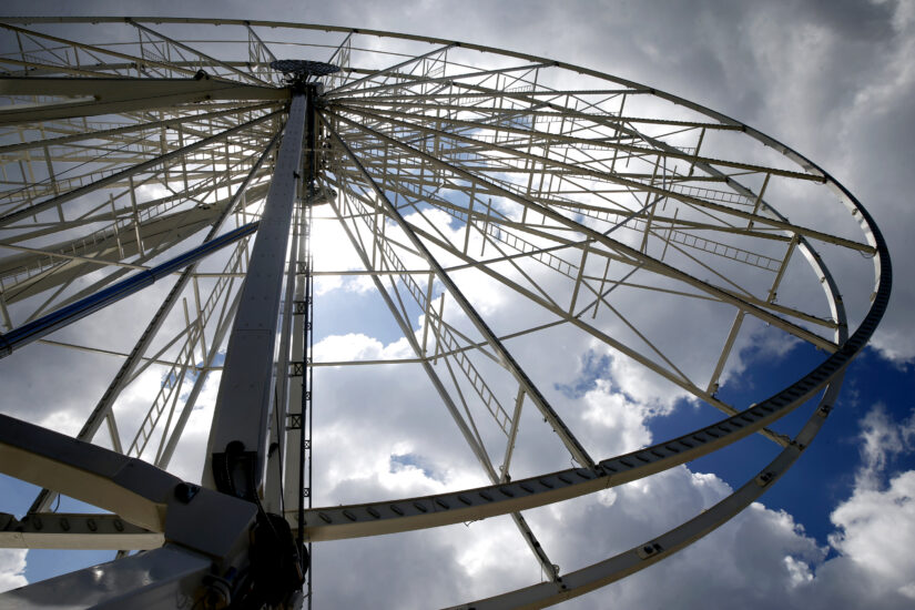 Tallest traveling big wheel arrives in Golden Gate Park, but no one can ...