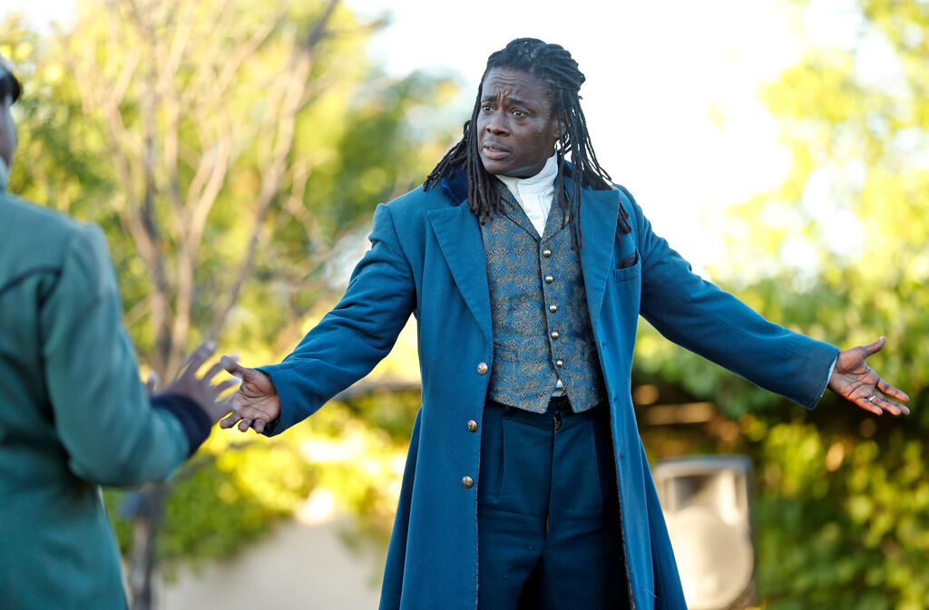 Django Unchained Blue Suit