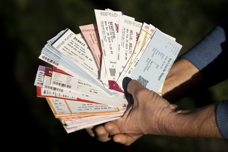 How have show ticket transactions changed since the pandemic hit? We ...