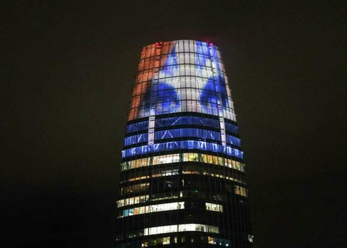 Salesforce Tower’s public art gets into drag for Pride Month | Datebook