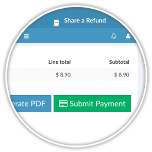 Online billing service | Share a Refund