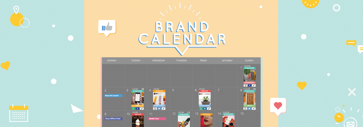Easily plan all your marketing campaigns with Sharelov’s new Brand Calendar