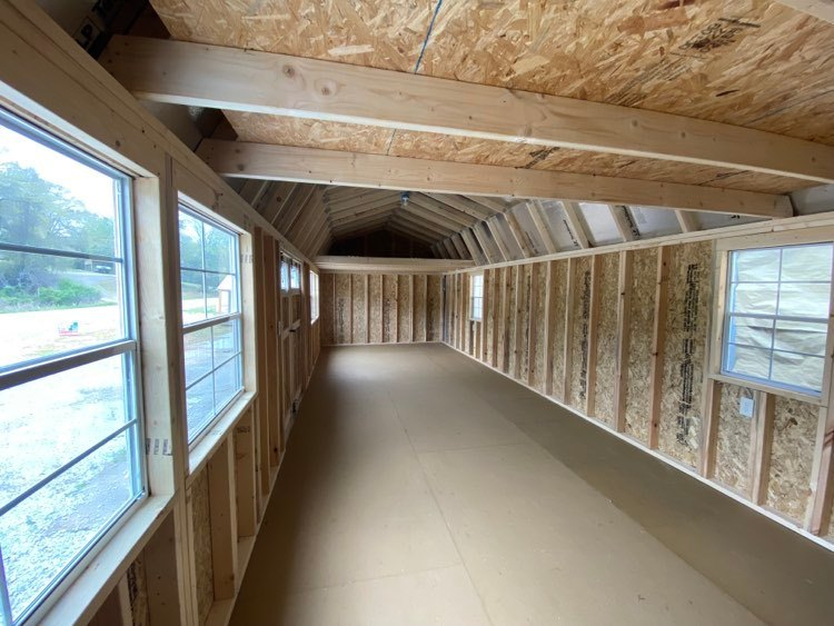 Beautiful 12x32 Side Lofted Barn Shed For Sale | from Parton Sheds of ...