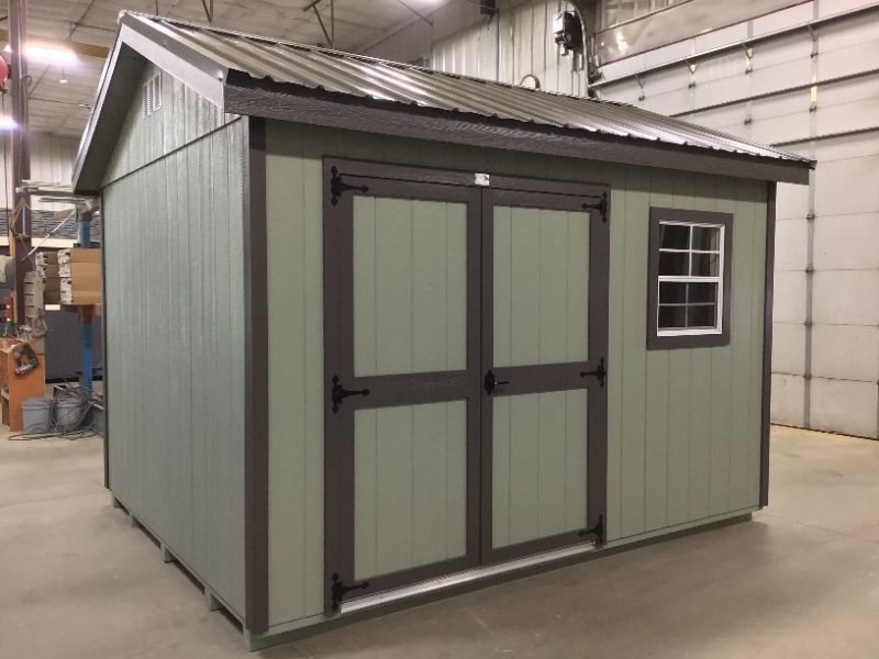 10’x12? Ranch Style Wood Panel Shed | ShedsForSale.com