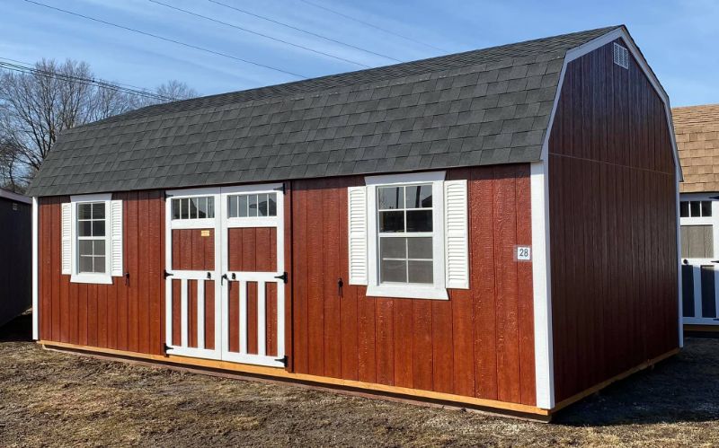 12x24 Lofted Cottage Shed