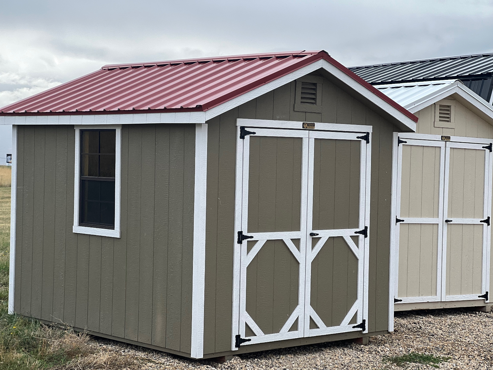 8 x 10 A-Frame Utility Shed For Sale | from Montana Shed Center in Farr ...