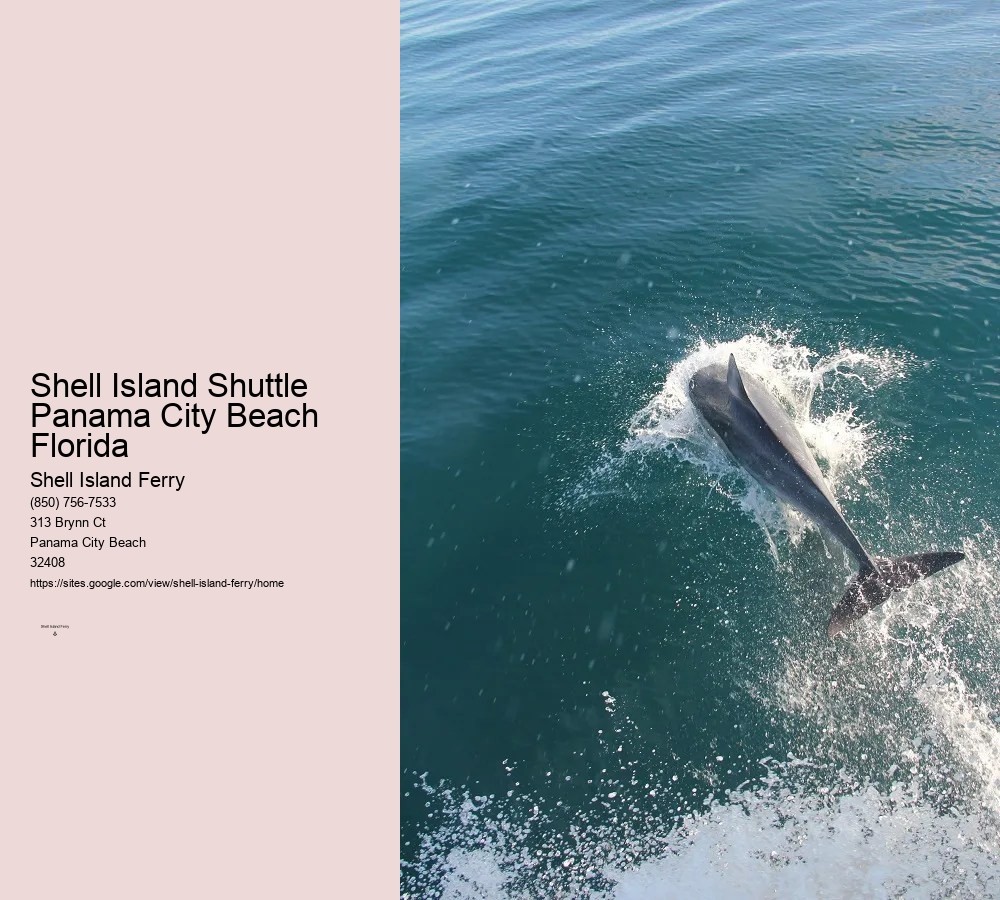 Shell Island Shuttle Panama City Beach Florida