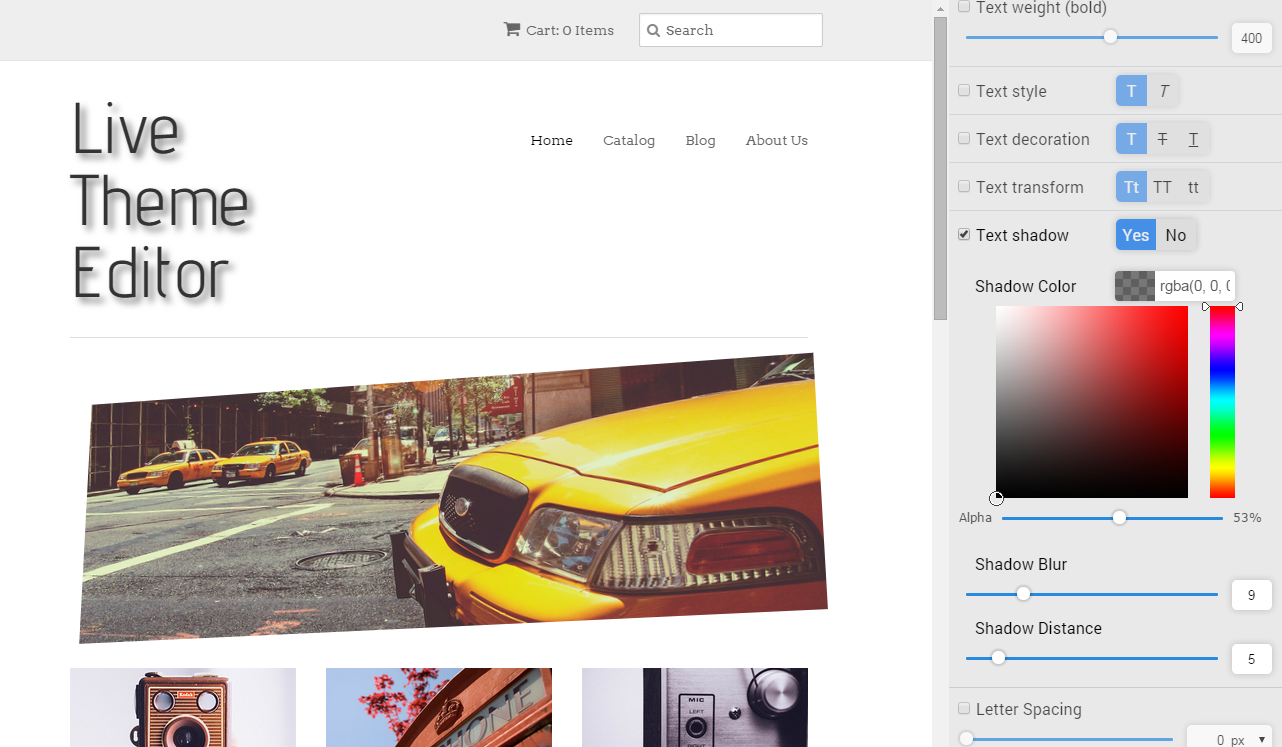 Live Theme Editor – Ecommerce Plugins for Online Stores – Shopify App Store
