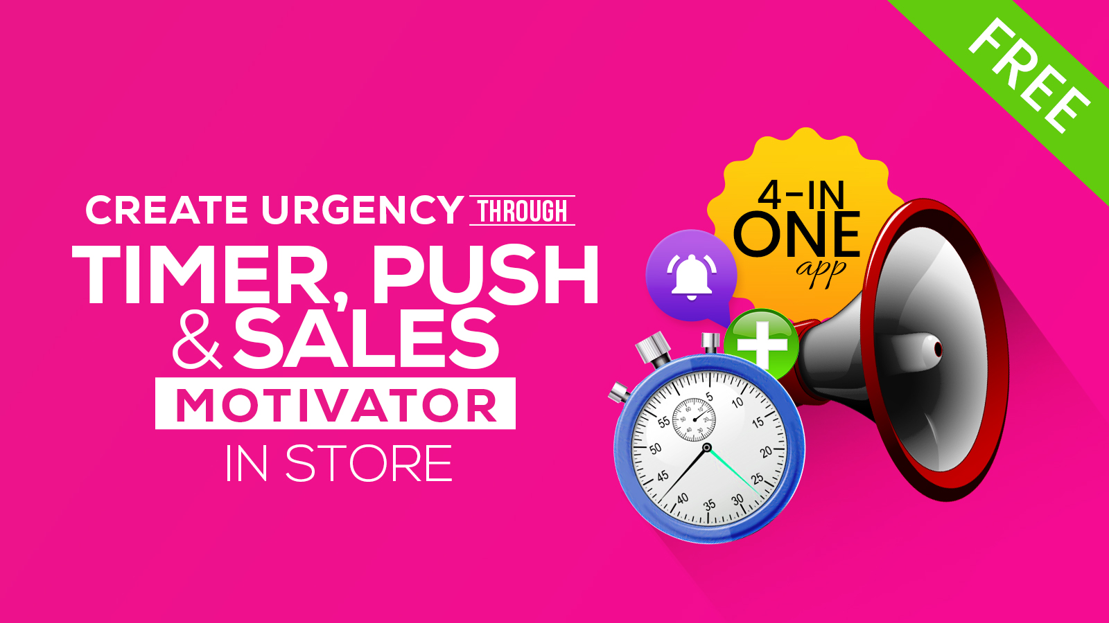 Announcement Bar +Web Push Announcement + Countdown Timer + Sales ...