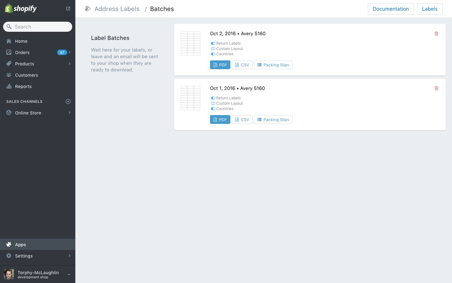 Address Labels – Ecommerce Plugins for Online Stores – Shopify App Store