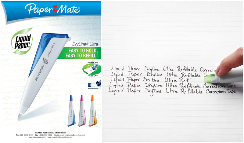 PaperMate® Liquid Paper® DryLine Ultra Refillable Correction Tape ...