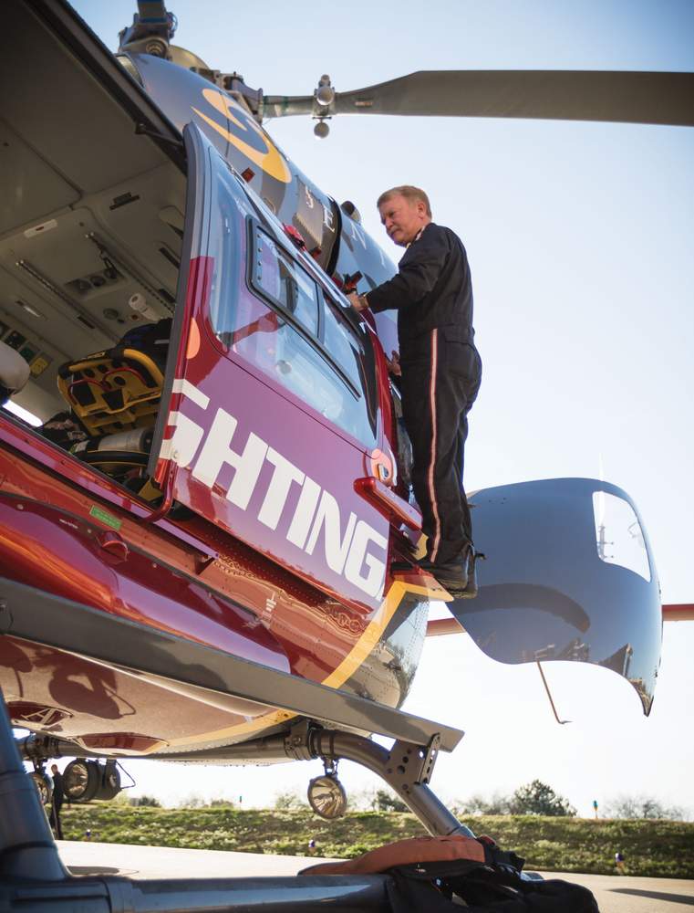 This is helicopter 145 November Gulf...