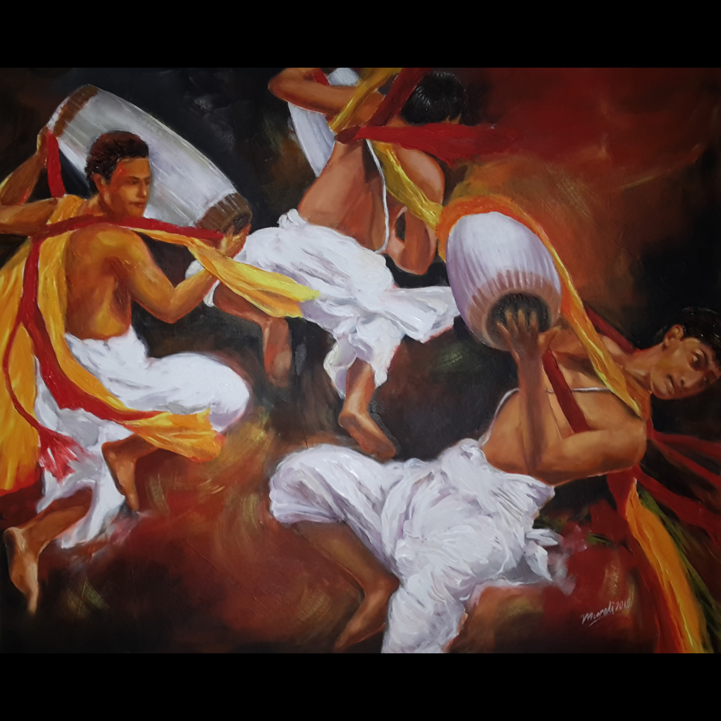 Manipuri Dance Painting